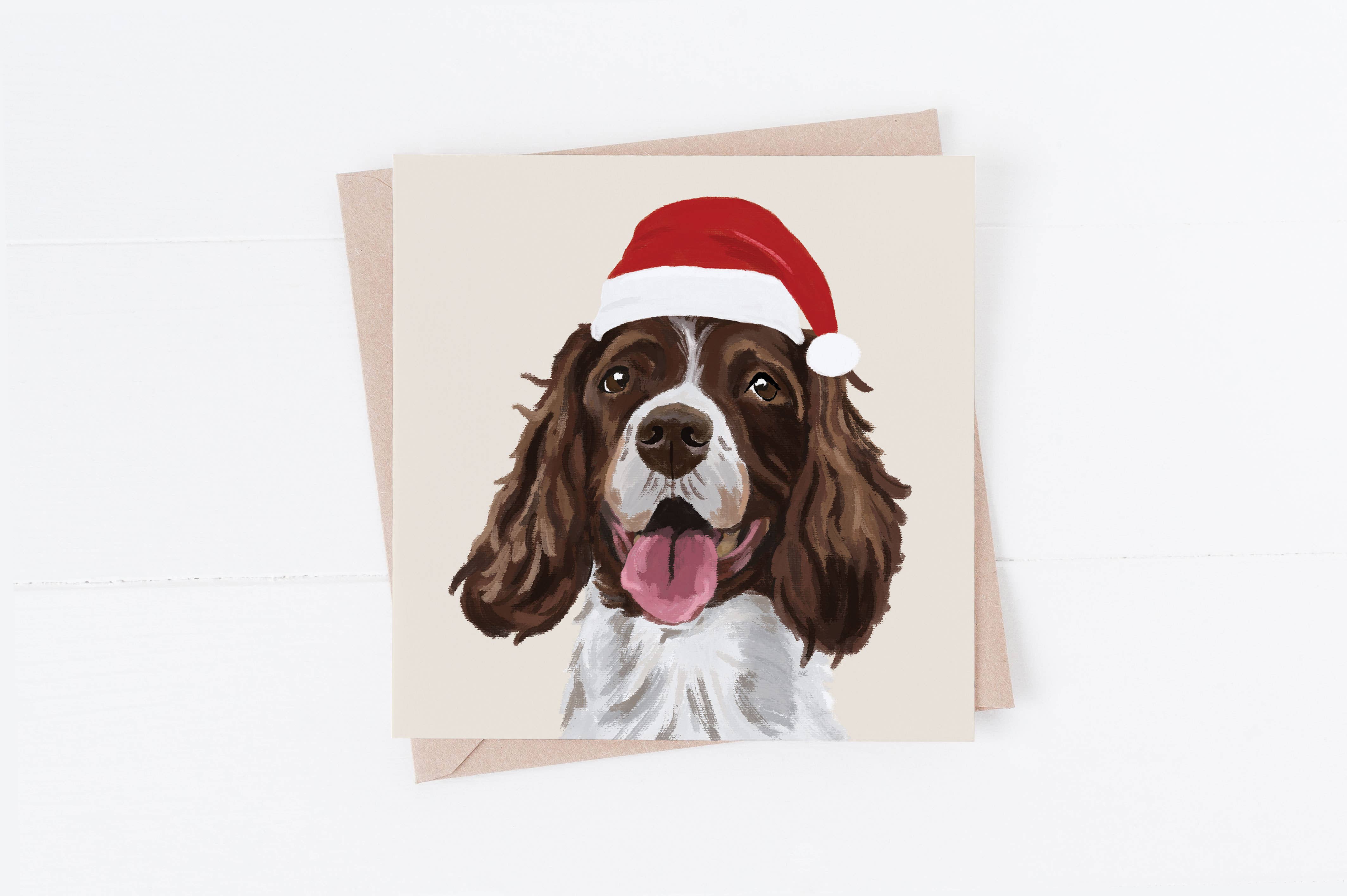 Springer Spaniel Dog Christmas Cards – Rose and Ralph